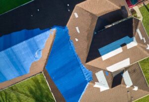 How to Put a Tarp on a Roof: Temporary Roof Leak Repair Guide - Advance ...